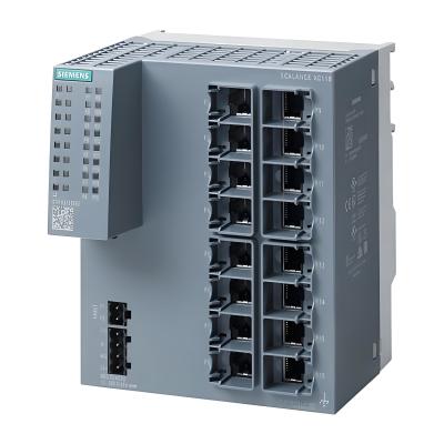 Cina Siemens SINAMICS SCALANCE X216 Industrial Ethernet Switch 16 Ports 6GK5216-0BA00-2AC2 in vendita