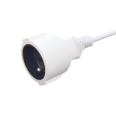 중국 케이블 사양 H05VV-F 2x1.0mm2 네트워크 SDK 직전 VDE 10A 플러그 전원 케이블 가정용 가전용 확장 케이블 판매용