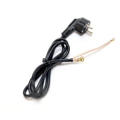中国 VDE/SNI/KCプラグタイプ3 ストーブとオーブンのオープンエンド設計のためのラウンドピンシュコウ延長コード 販売のため