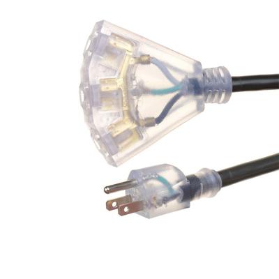 中国 NEMA 男性端 16型電源コード 家庭用 US ETL 認定 純銅 1〜3 多機能拡張コード 販売のため