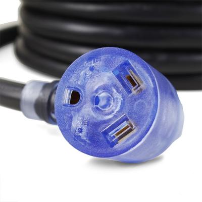 中国 30Amp ヘビーデューティ RV拡張コード 10 AWG ETL 50ft TT-30P から TT-30R のLED インジケーターとEasy Unplug デザイン 販売のため
