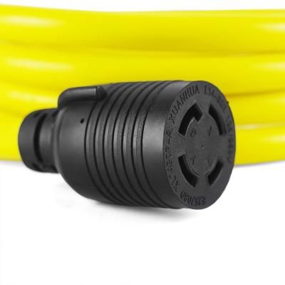 中国 30Amp 15FT 10 Gauge Pure Copper STW Wire ETL リストされた 4 Prong L14-30P L14-30R RVとキャンピングカーの発電機延長コード 販売のため