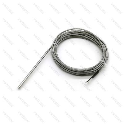 China De Temperaturensensor van glasvezeloto PT1000 met Roestvrij staal Gevlechte Kabel PT100 Te koop