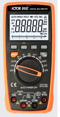 China 22000 Counts Digital Auto Range Multimeter LCD Display VICTOR 86E for sale