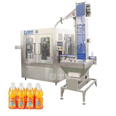 Cina Frutta asettica Juice Processing 3in1 della pianta dell'impacchettatrice di riempimento a caldo 4000BPH in vendita