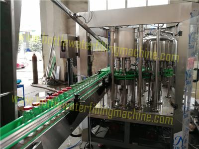 Cina Tè verde, tè nero, succo, imbottigliatrice di vetro 380v 50hz in vendita