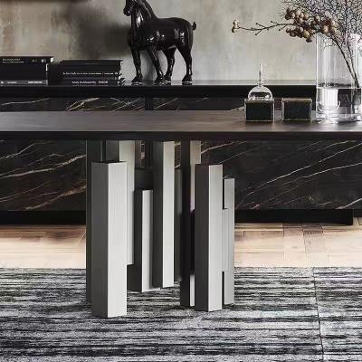 China Groothandel Moderne Keramische Eettafels en Stoelen Set Gesinterde Marmeren Eettafel 8 Zits Te koop