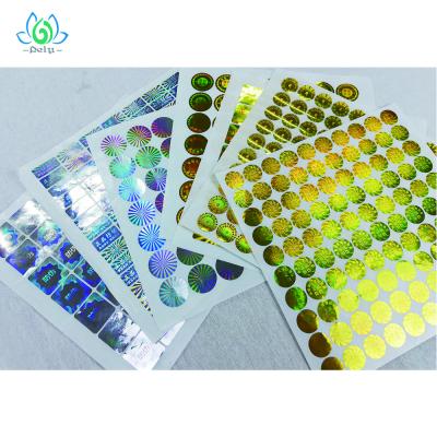 중국 보호를 위한 화려한 탬퍼 분명한 보안 레이블 판매용
