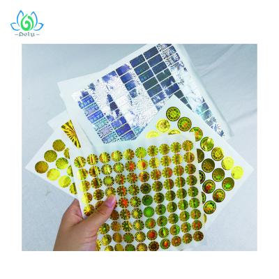 중국 보호를 위한 화려한 탬퍼 분명한 보안 레이블 판매용