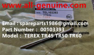 China 103393 COTTER PIN TEREX MINING HAULER NHL DUMP TRUCK TR35 TR50 TR60 TR100 3305B 3305F 3303 3307 TR45 TR70 MT4400 for sale