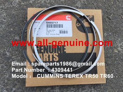 CUMMINS TEREX 4309441 RING PISTON SET  NHL MINING DUMP TRUCK TR35 TR50 TR60 TR100 3305B 3305F 3303 3307 TR45 TR70 MT4400