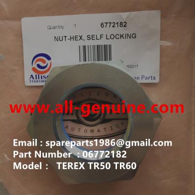 China ALLISON TRANSMISSION 6772182 SELF LOCKING NUT TEREX TR35A 3305F 3305G 3305K 3305B RTD GENUINE PARTS for sale