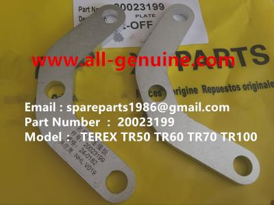 TEREX 20023199 PLATE  NHL DUMP TRUCK MINING QUARRY TR50 TR60 TR70 TR100