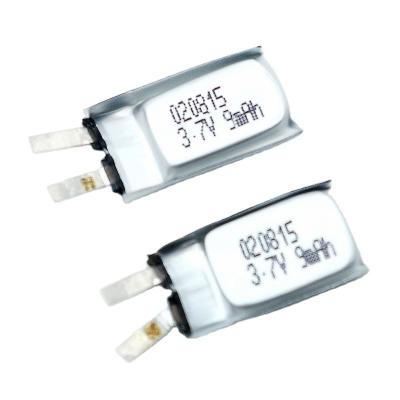Cina 020815 batteria ultra sottile del polimero del litio di 3.7V 9mah in vendita