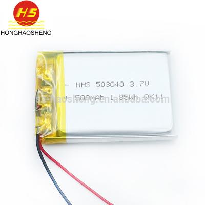 China de Batterij van het het Lithiumpolymeer van 3.7v 550mAh 053040 Te koop