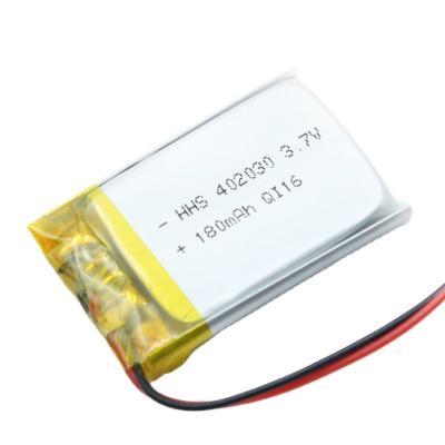 China Mini Lipo 402030 3,7 de Batterij van het het Lithiumpolymeer van V 180mah Te koop