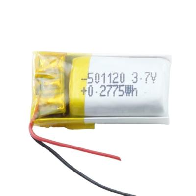 China Lipo 401120 501220 de Batterij van het het Lithiumpolymeer van 2C 500mah Te koop