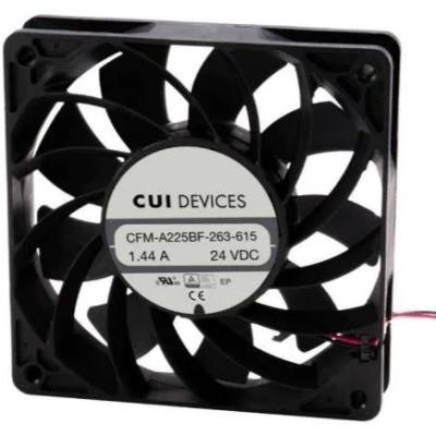 Cina Flusso d'aria assiale di dimensione 128,0 CFM del quadrato 120mm di fan di CC CFM-A225BF-240-516-20 in vendita