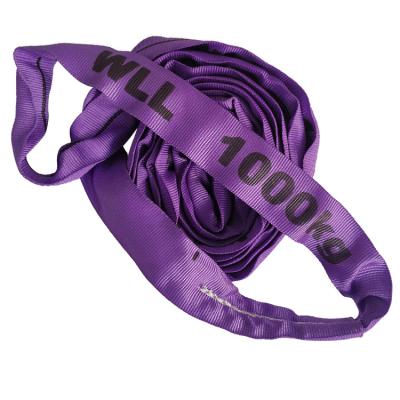 Κίνα Μαλακό 1 τόνου πορφυρό χρώμα 43mm σφεντονών πολυεστέρα ατελείωτο στρογγυλό πλάτος για την ανύψωση προς πώληση