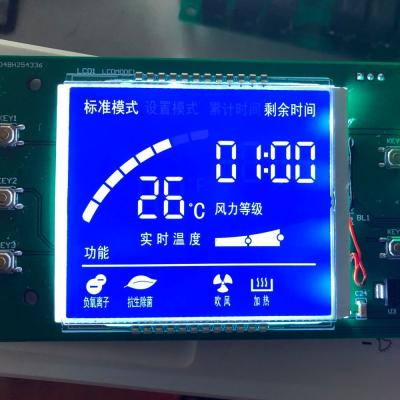 Cina il LCD di 3.8inch LCM visualizza lo schermo monocromatico FSTN dell'affissione a cristalli liquidi con la lampadina in vendita