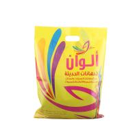 Quality PE Handle Shopping Bag Die Cut Thank You Shopping Bag For Book Store Packaging for sale