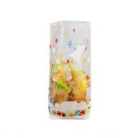 Quality Clear Colors Bopp Opp Flat Bottom Bag Plastic Square Bottom Bag For Sealing Candy for sale