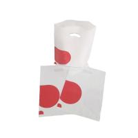 Quality Durable Eco Friendly Recyclable Plastic T Shirt Bags With Flat Perforated Handles for sale