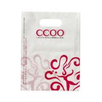 Quality Opaque LDPE Die Cut Handle Shopping Bag Plastic Retail Shopping Bag Customized Logo for sale