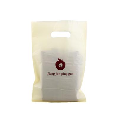 Opaque LDPE Die Cut Handle Shopping Bag Plastic Retail Shopping Bag Customized