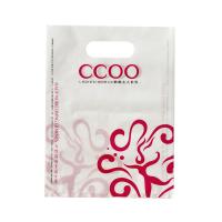 Quality Die Cut Handle Custom Logo Printed LDPE Grocery Bags Plastic Merchandise Bags for sale