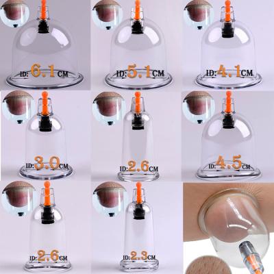 Cina 500 MIX Ventouse Ventosa Cupping Massa Semi-dimensioni di aspirazione Cupping Set con pompa strumento in vendita