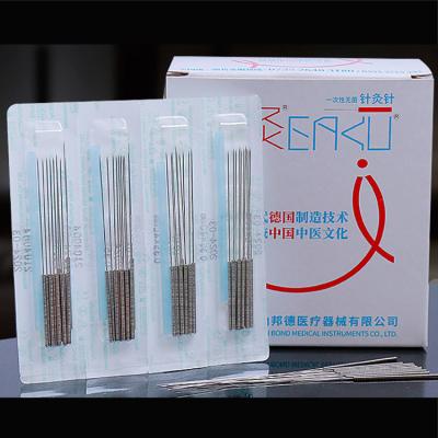 Cina Aghi di agopuntura medica cinese 0.16/0.18/0.20/0.22/0.25mm 500pcs EACU con tubo in vendita