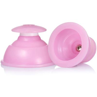 China Garrafas de silicone rosadas grossas para acupuntura e massagem cor rosa Prazo de validade 1 ano à venda