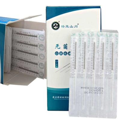 Cina GB 2024-2016 Aglio di agopuntura caldo sterile standard 0.16*13 per 100 pezzi medici in vendita