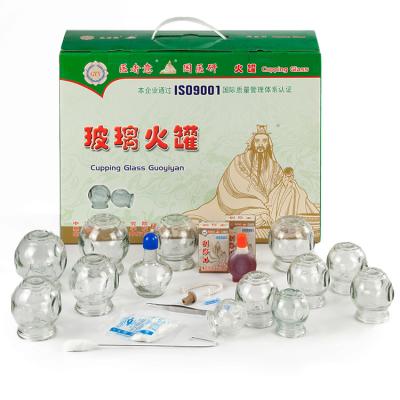China 12 Peças de Copo de Fogo de Vidro 1- 5 Copo Tamanho Hijama Massagem Terapia Ventosa Copo à venda