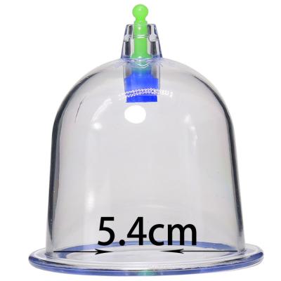 China Cores transparentes do vaso 5.4cm Massageador de sucção a vácuo para copos Hijama no tamanho T2 à venda