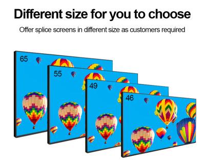 Chine 4x4 affichage de mur visuel du contrôleur RS232 500nits 4k sans couture à vendre