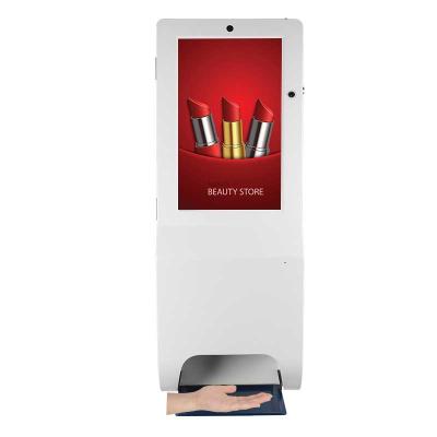 Chine Le contact montrent le ² 21,5" de 350cd/m kiosque Android 7.1.2 d'aseptisant de main à vendre