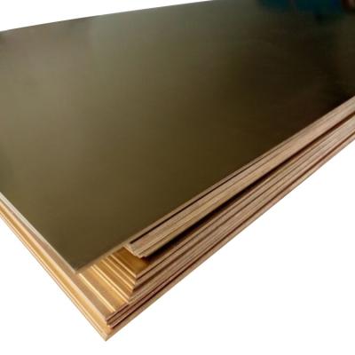 Cina Materiale di riserva d'ottone del piatto lucidato mulino C21000 C23000 C33200 in vendita