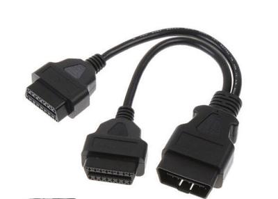 Chine Interface diagnostique automatique diagnostique du câble 2M d'OBD d'adaptateur de femelle d'OBD 2 de mâle d'OBDII à vendre