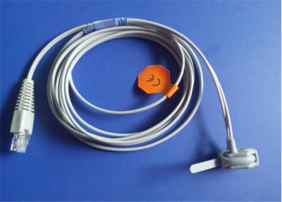China Punta de prueba del sensor de Palco Spo2, longitud de cable suave de 3M de la punta de prueba del finger extremidad/Spo2 en venta
