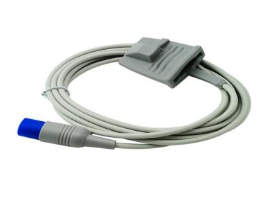 中国 大人8のピン コネクタの柔らかい先端のためのフィリップスHP M20の再使用可能なSpo2センサー 販売のため