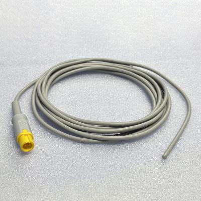 China Comen Adult Child Rectal Esophageal Temperature Sensor Probe Round 2Pin Connector for sale