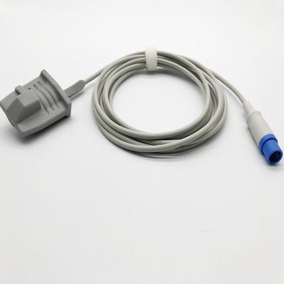 China Grey TPU Drager Adult Soft Spo2 Sensor 3m Length for sale