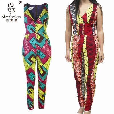 Cina Progettazioni africane della tuta della stampa di Kitenge, più le tute tradizionali africane di dimensione in vendita