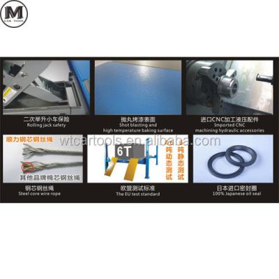 Chine Capacité de levage de 4000 kg 4 Points de levage de voiture 4720 mm Longueur 2,2 kW Puissance du moteur à vendre