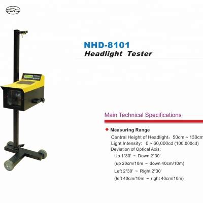 중국 AC220V NHD-8101 자동차 및 오토바이용 헤드 라이트 테스트 기계 판매용