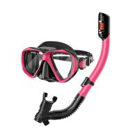 Dry Tube Diving Face Mask And Snorkel Equipment Black White china Dry Tube Diving Face Mask And Snorkel Equipment Black White