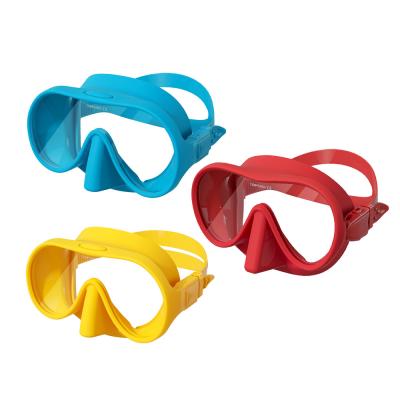 Integrated Forming Scuba Anti Fog Swimming Glasses Snorkel Mask Set for Diving