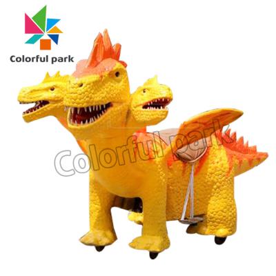 Cina Bambino liberamente di camminata Arcade Machine, giro del Kiddie del dinosauro di 2 giocatori in vendita